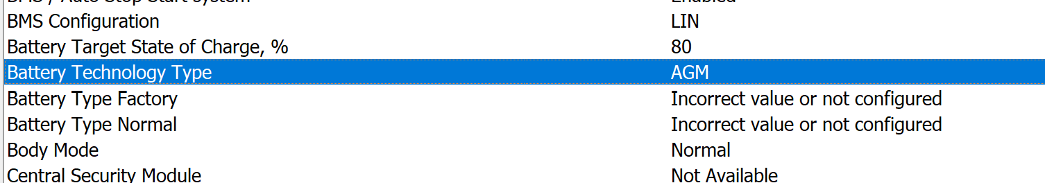 (SOLVED) Replaced OEM 12V battery. Battery Service code still showing ...