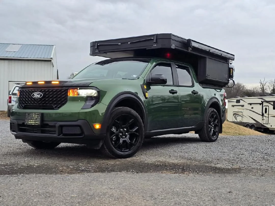 How large of a camper have you towed with a 4K hybrid Maverick ...