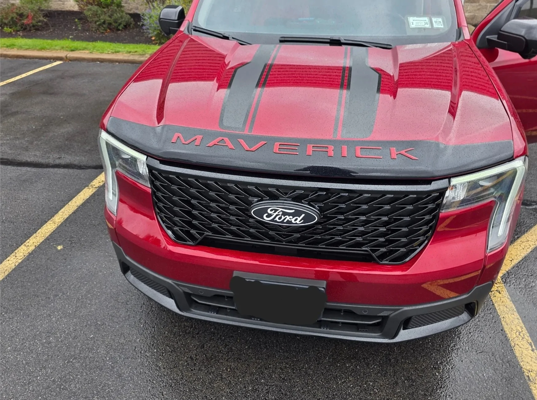 2025 Ford Maverick Lariat EcoBoost AWD Ruby Red Metallic Buil ...