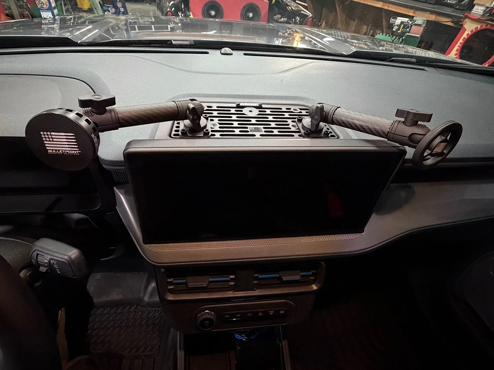 Bulletpoint Rubi Grid Mount installed | MaverickTruckClub - 2022+ Ford ...