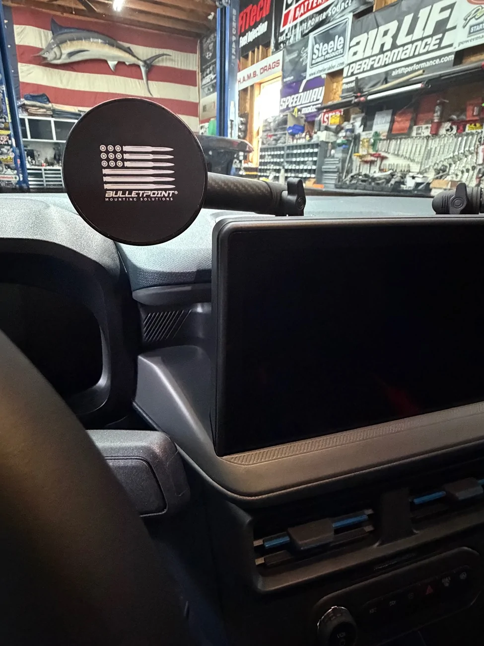 Bulletpoint Rubi Grid Mount installed | MaverickTruckClub - 2022+ Ford ...