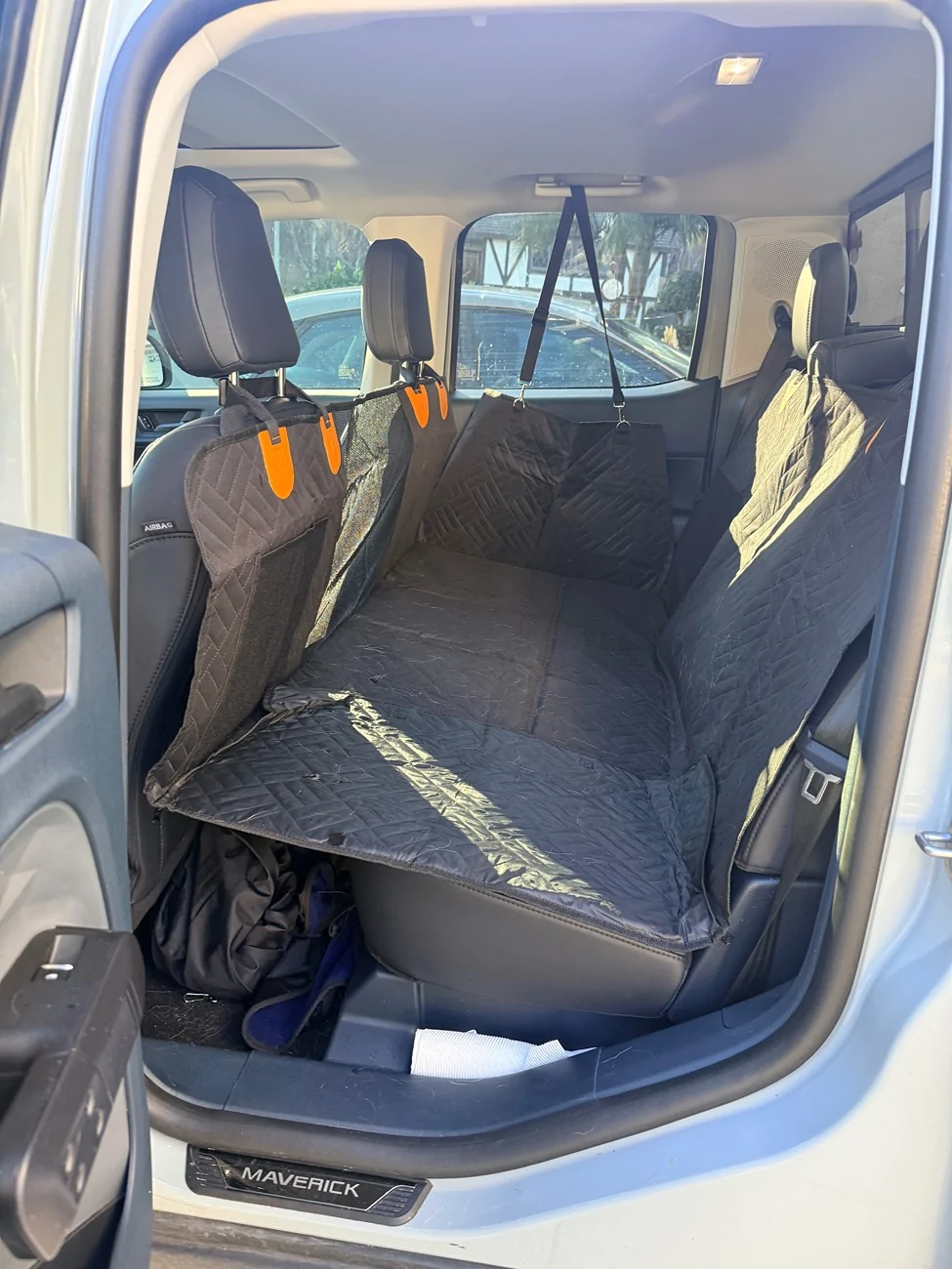 Dog Rear Seat Extender / Cover | MaverickTruckClub - 2022+ Ford ...