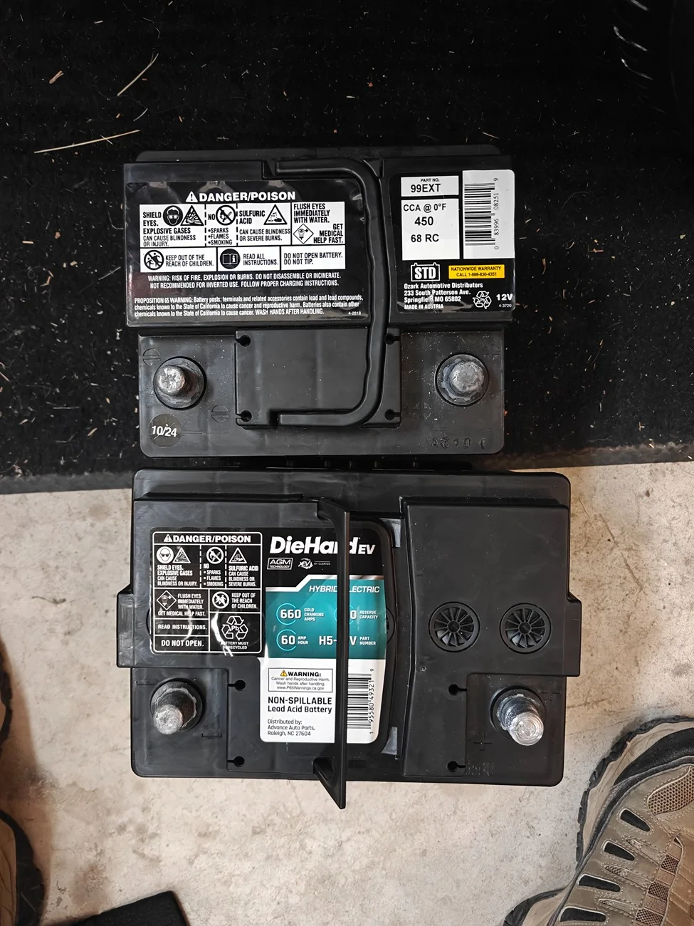 2022 hybrid H4 to H5 12v Battery installed | MaverickTruckClub - 2022 ...