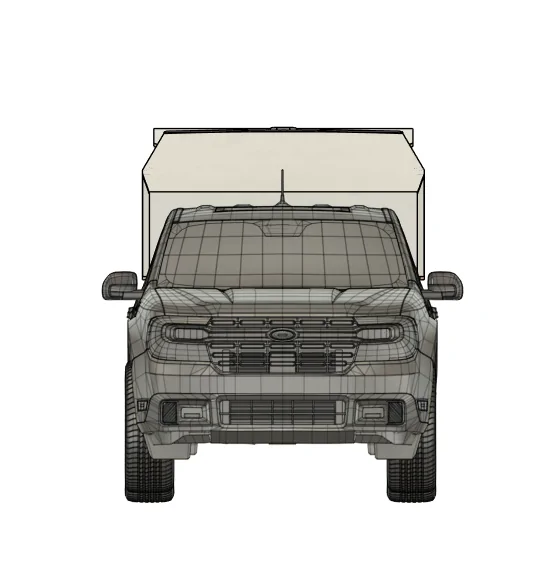 Hard sided camper shell system design for Maverick | MaverickTruckClub ...