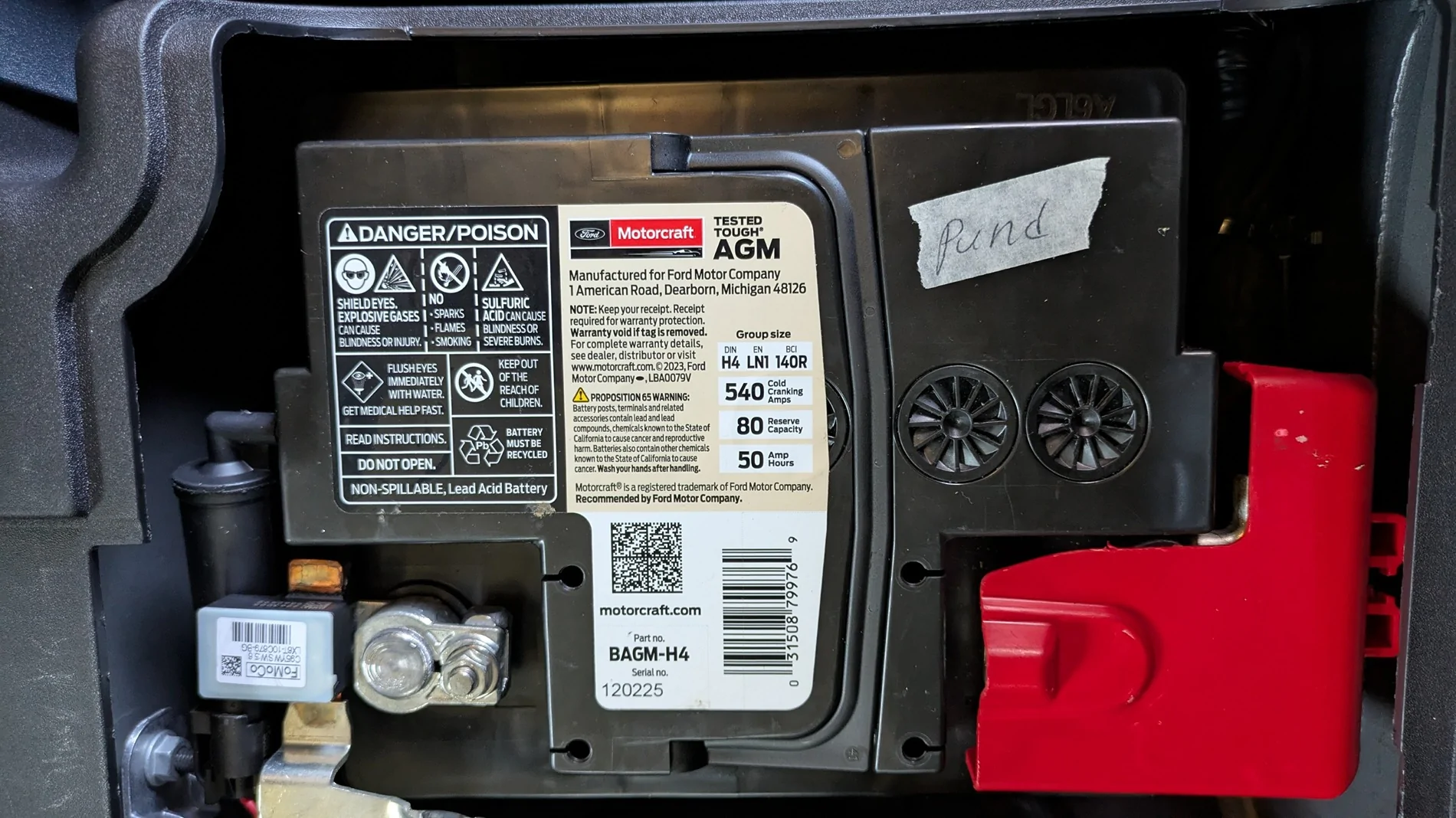 Ford Motorcraft AGM Battery? | Page 2 | MaverickTruckClub - 2022+ Ford ...