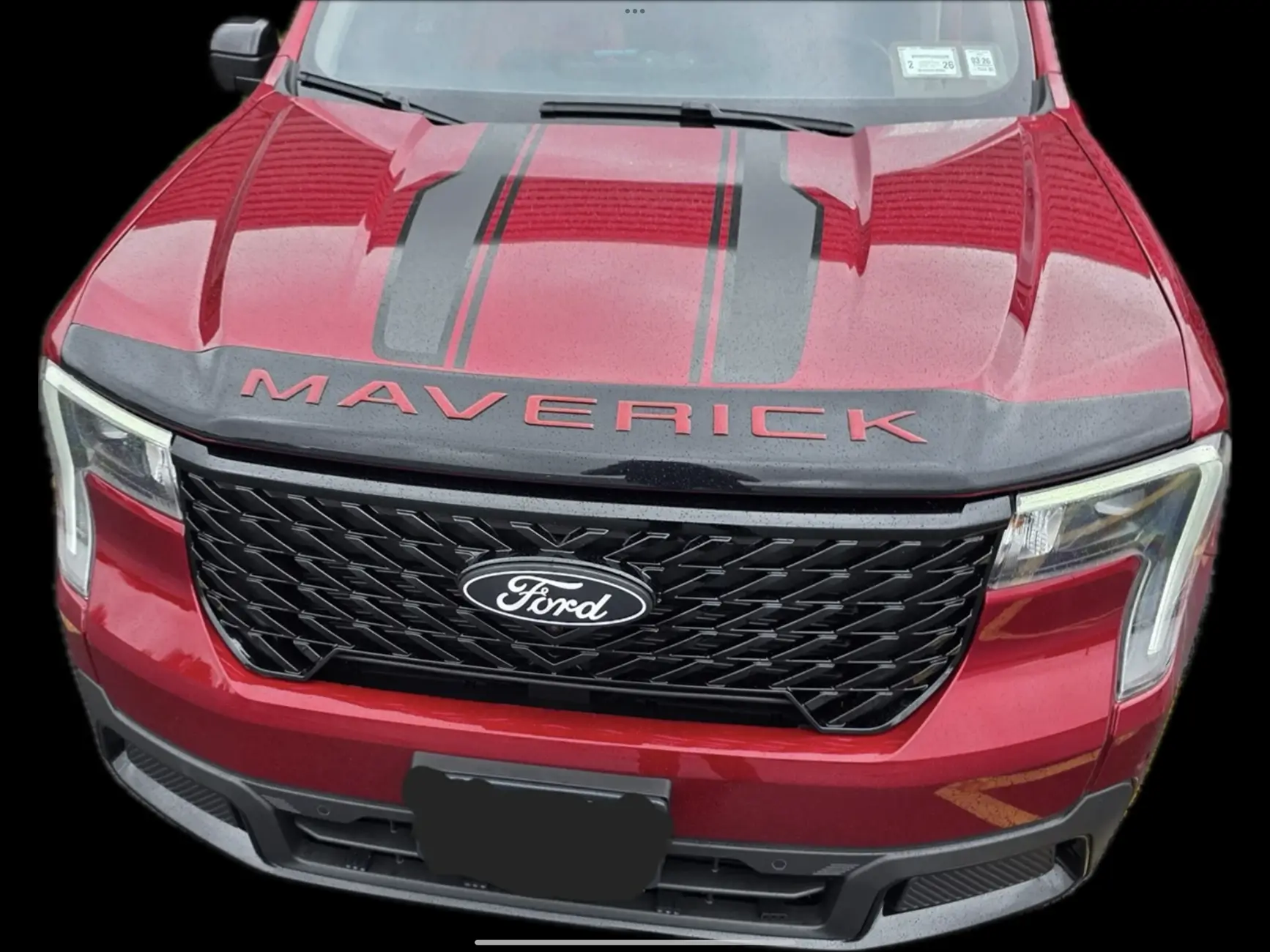 2025 Ford Maverick - 2.0 EcoBoost - Ruby Red Metallic - Black ...
