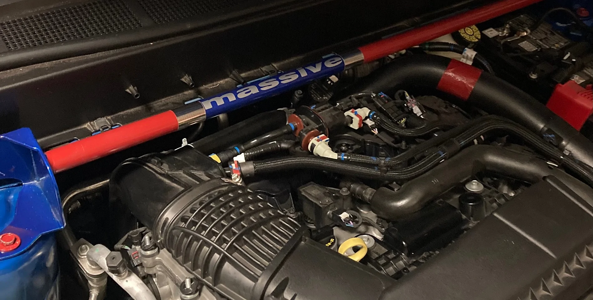 Massive strut brace + Eibach Pro-lift springs + Lobo rear sway bar ...