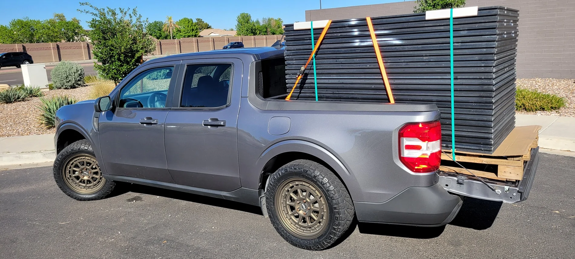 Full pallet of solar panels 1,056 lbs | MaverickTruckClub - 2022+ Ford ...