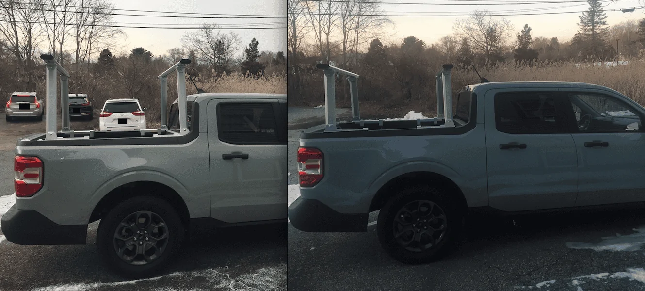 Installed - Harbor Freight Universal Aluminum Truck Rack | Page 2 ...