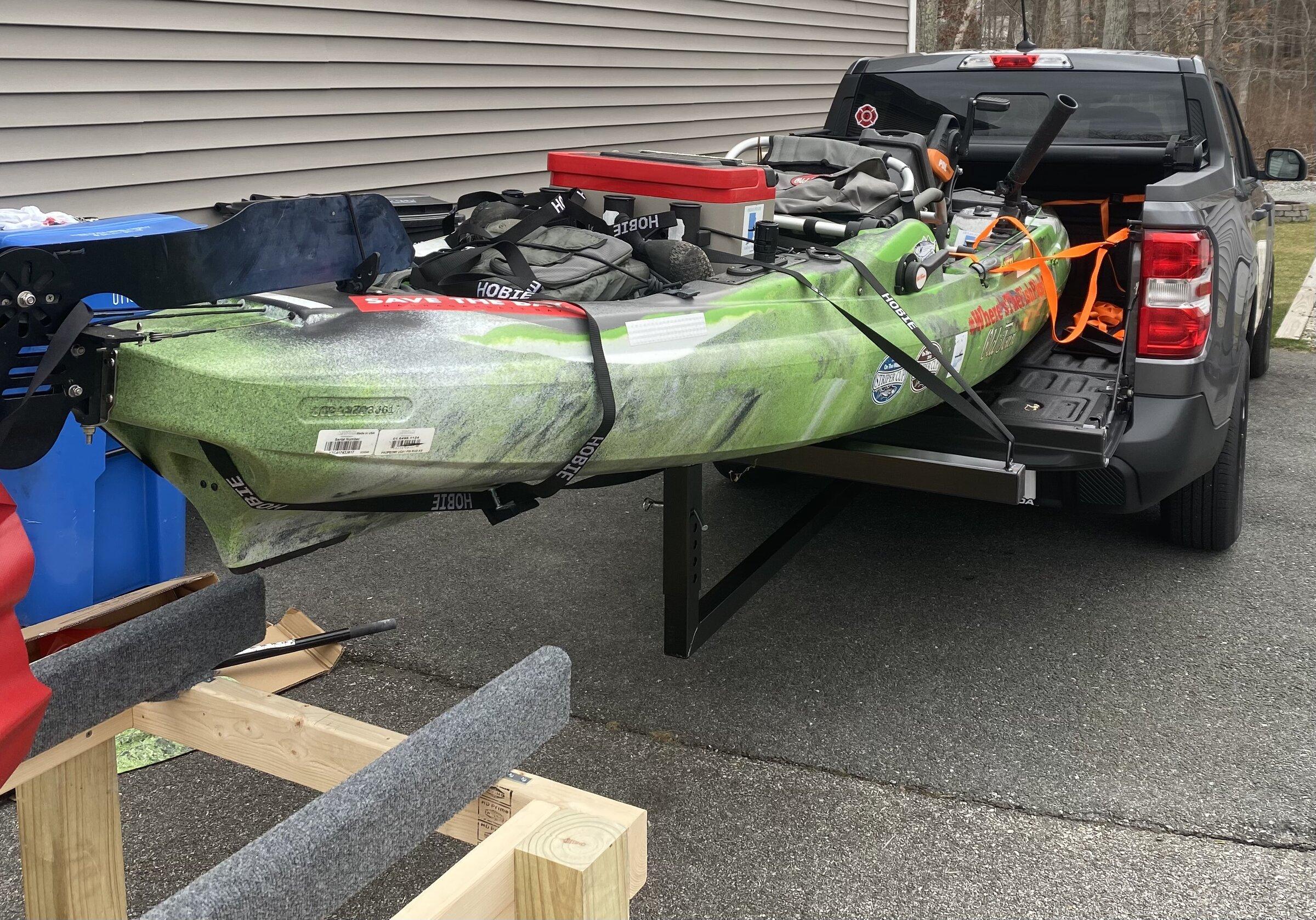 12.5’ kayak + Bed extender + Maverick | MaverickTruckClub - 2022+ Ford ...