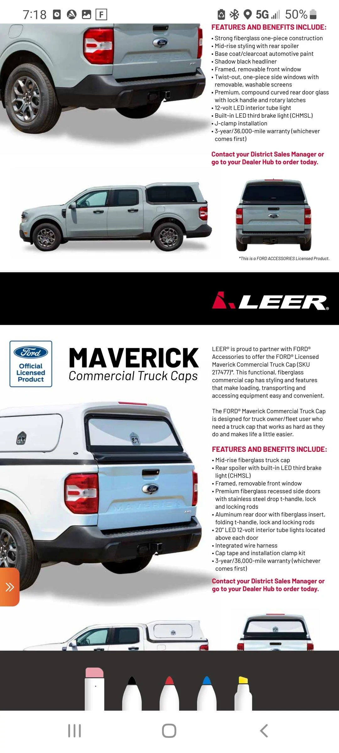 Aftermarket Cap / Topper for Maverick? | MaverickTruckClub - 2022+ Ford ...
