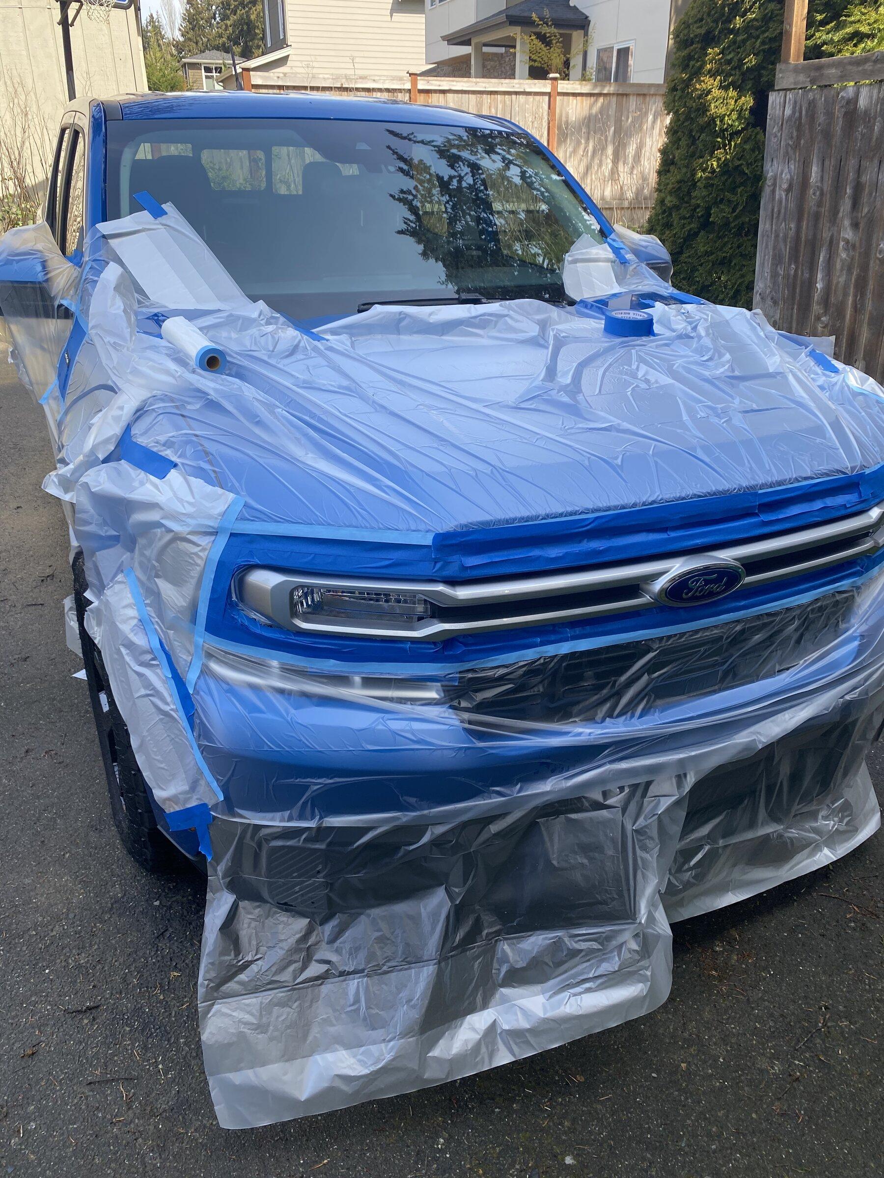 Hyperdip Lariat grille bar (Plastidip) | MaverickTruckClub - 2022+ Ford ...