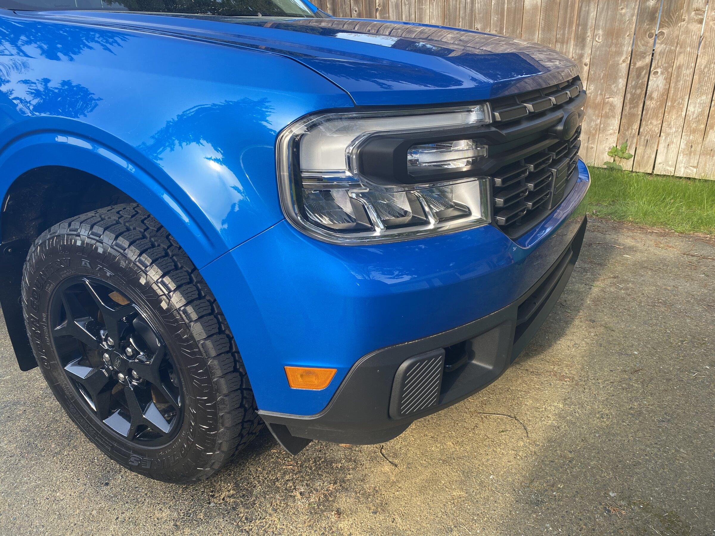 Hyperdip Lariat grille bar (Plastidip) | MaverickTruckClub - 2022+ Ford ...