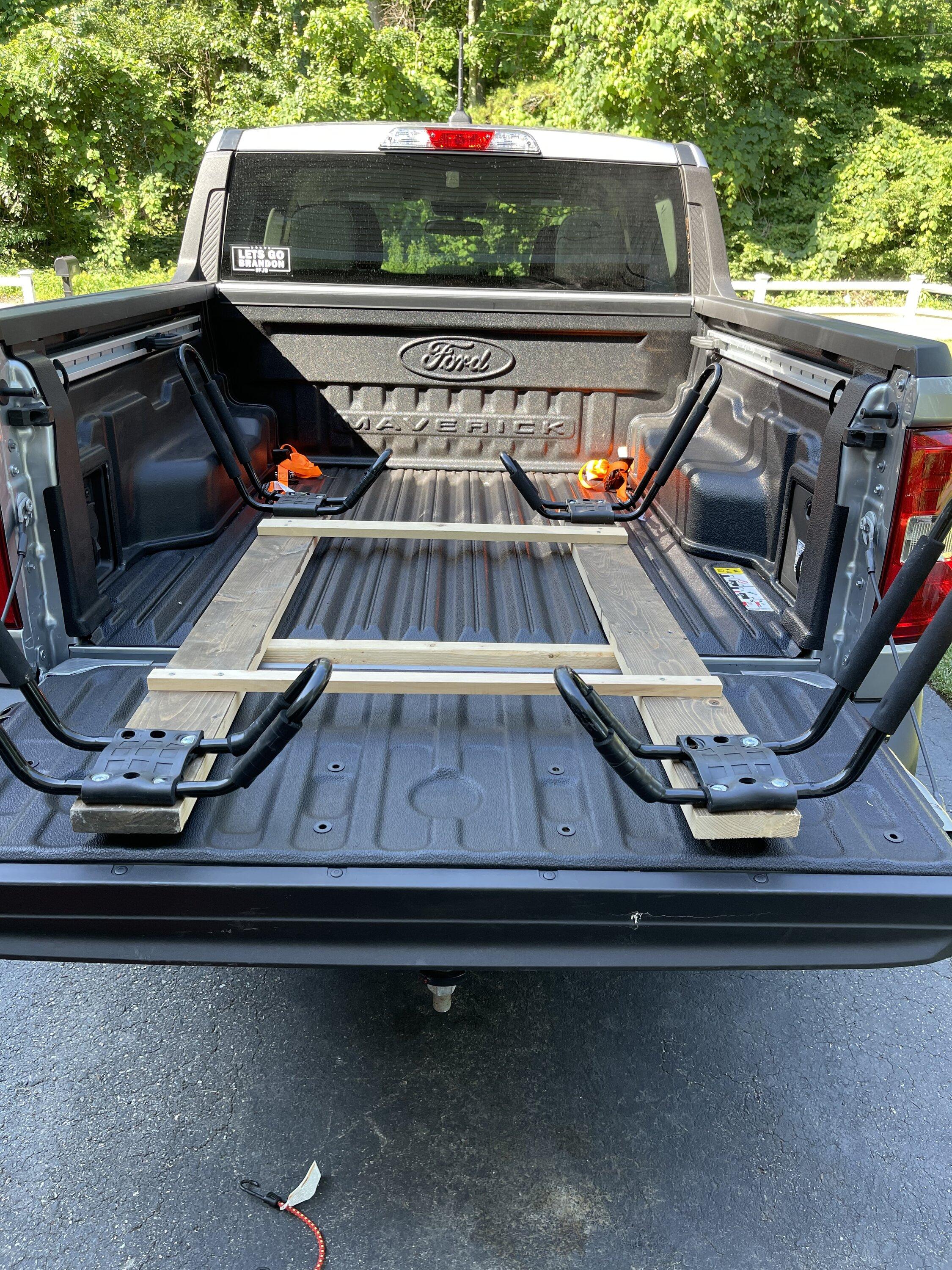 Homemade double Kayak sled (bed mounted) | MaverickTruckClub - 2022 ...