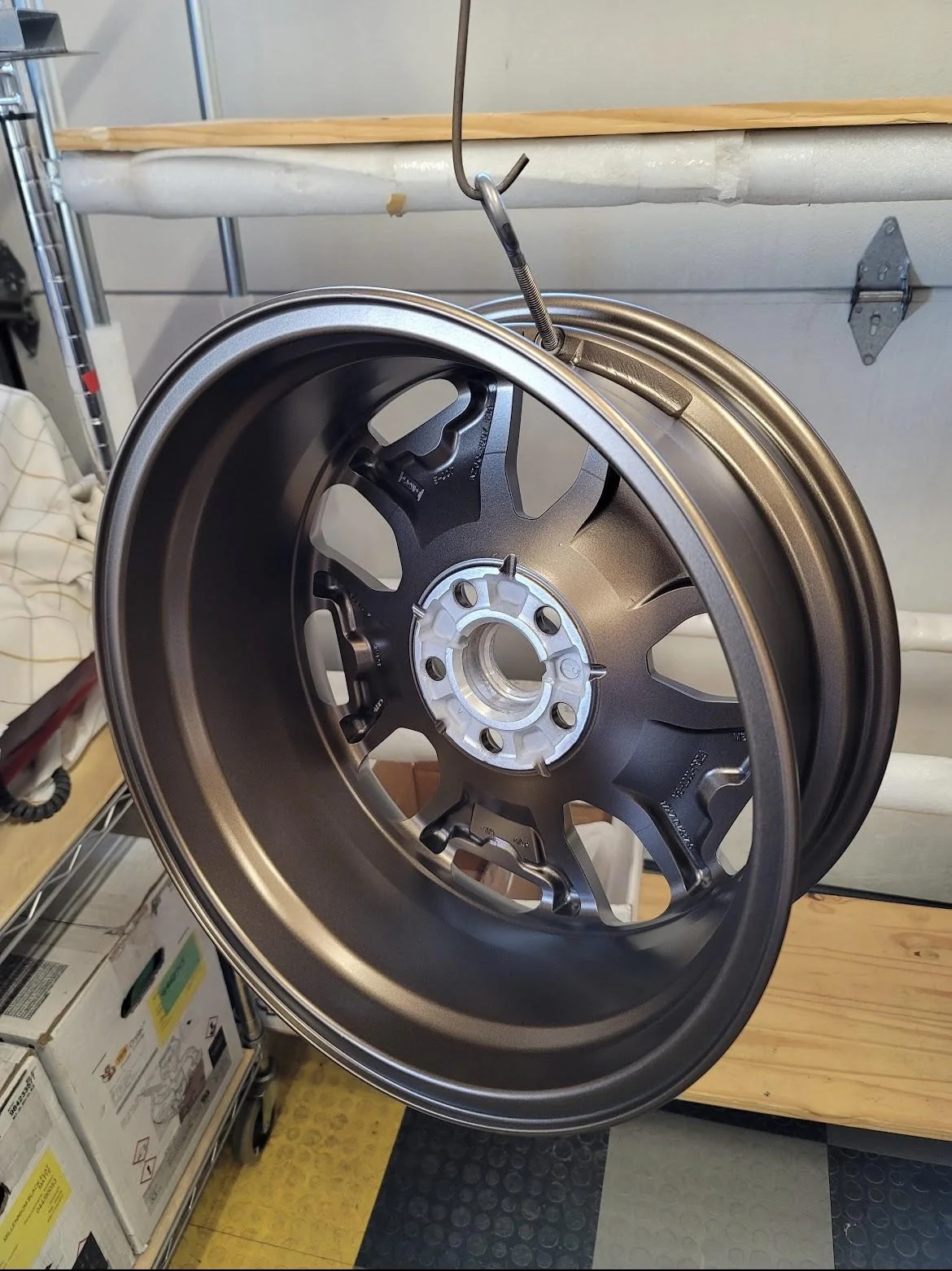 Bronze powdercoated factory OEM wheels [now with 2" lift kit & tires ...