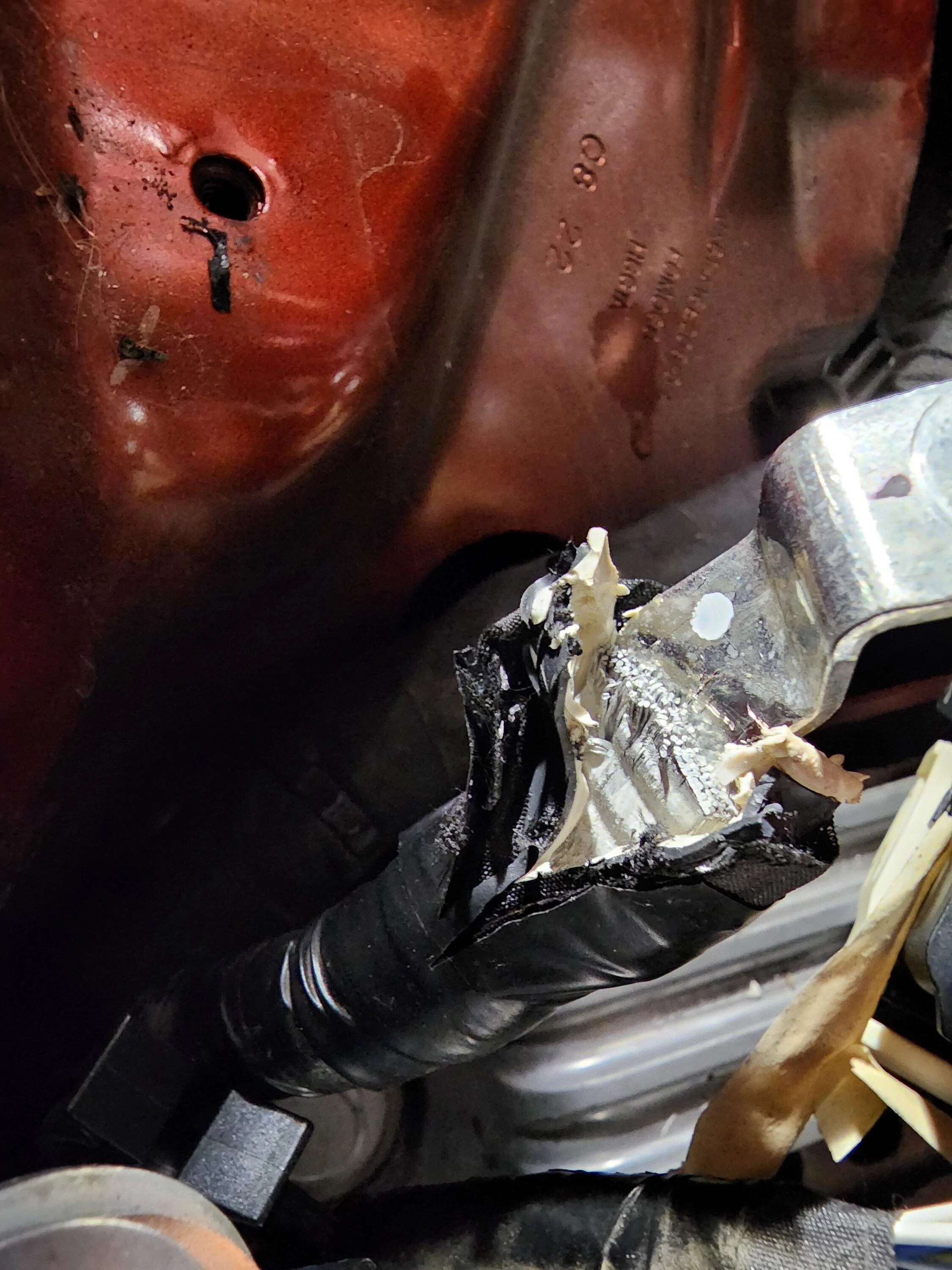 Hybrid battery cable lug inspect | MaverickTruckClub - 2022+ Ford ...