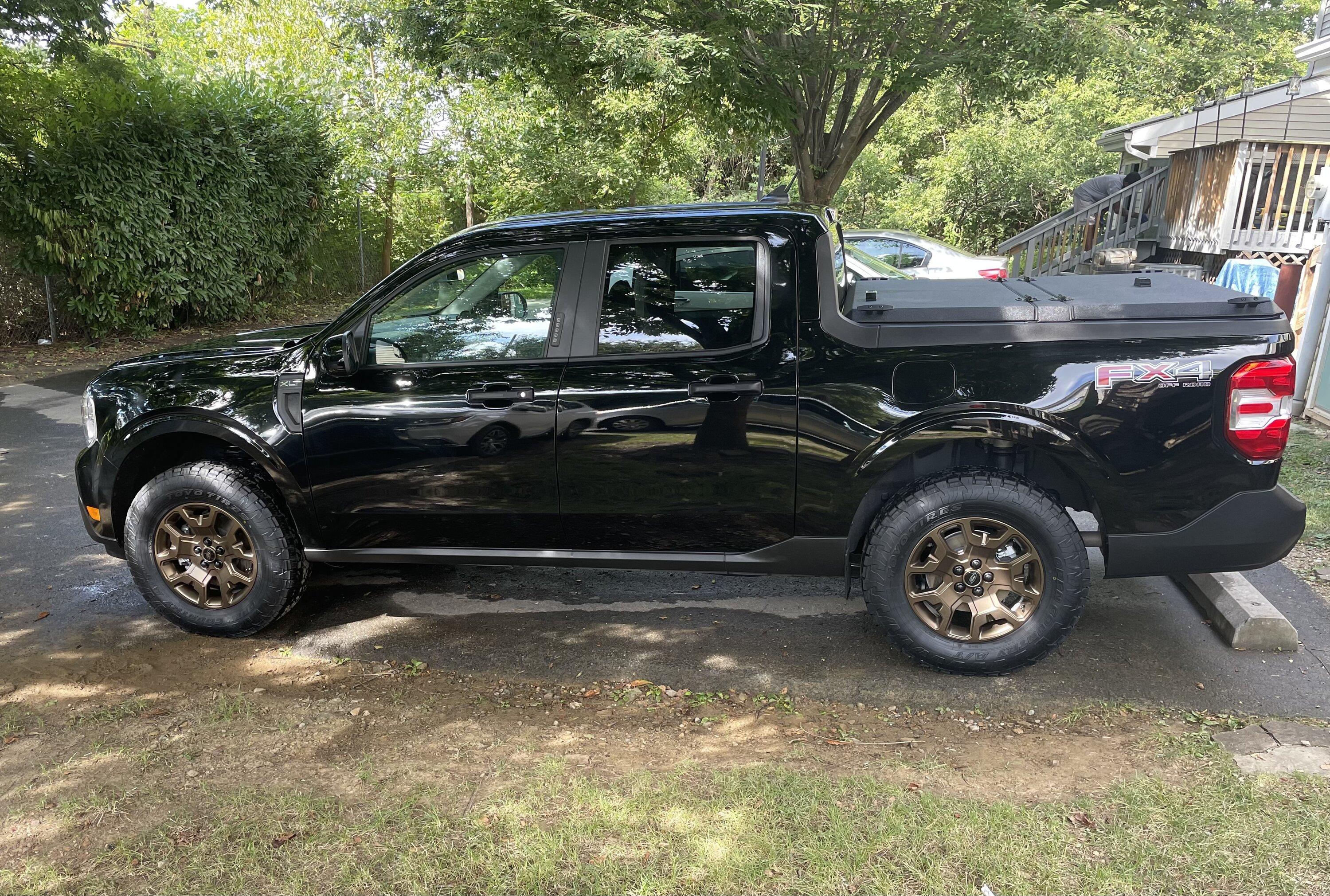 Bronze powdercoated factory OEM wheels [now with 2" lift kit & tires ...