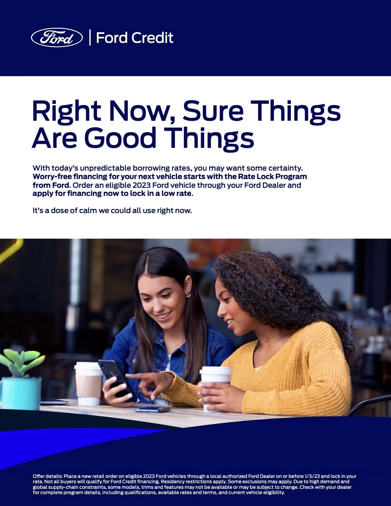🔒 Ford Credit Finance Rate Lock Program - For 2023 Models Ordered by 1 ...