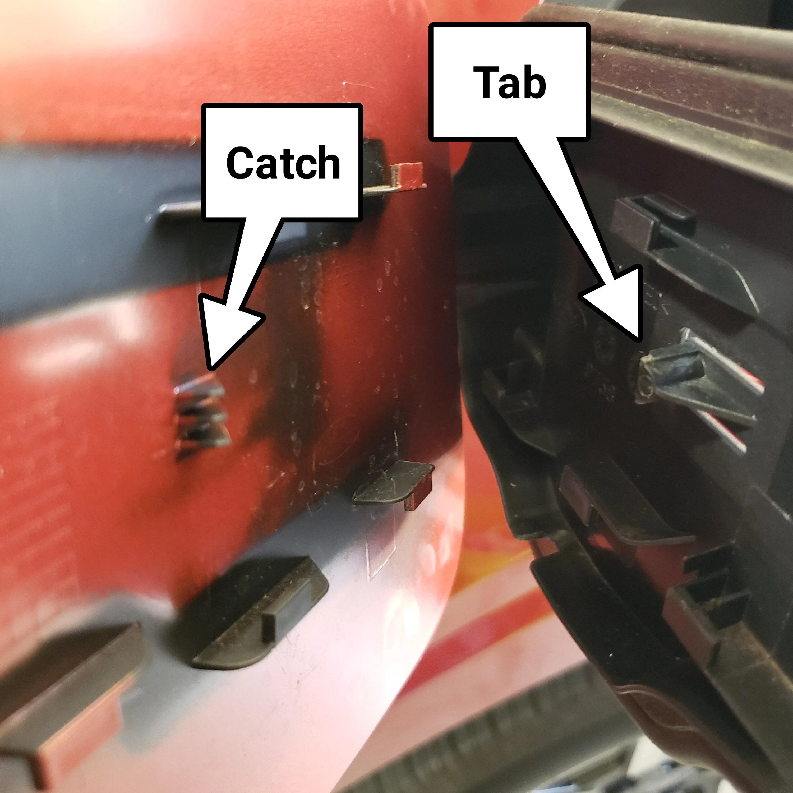 HOW TO remove your fuel filler cover and replace your fuel door pin ...