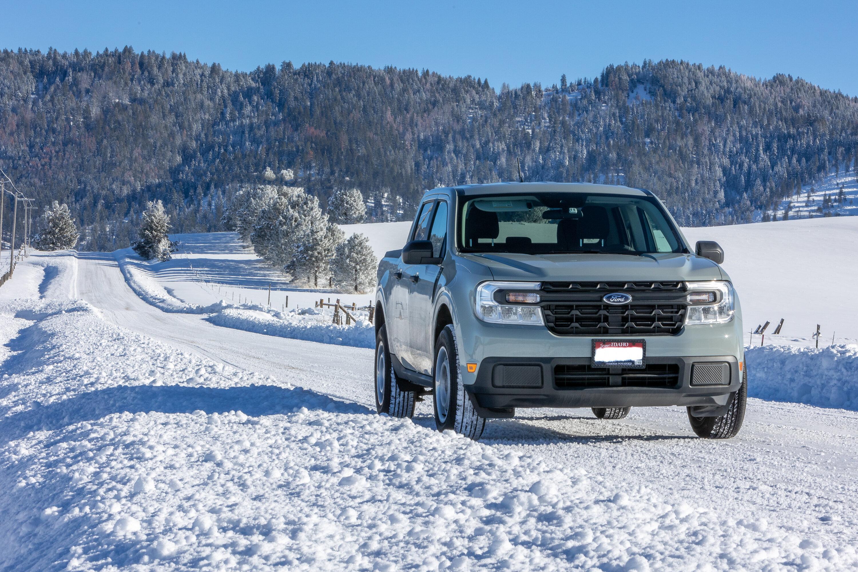 Stock Hybrid XL in the Snow | MaverickTruckClub - 2022+ Ford Maverick ...