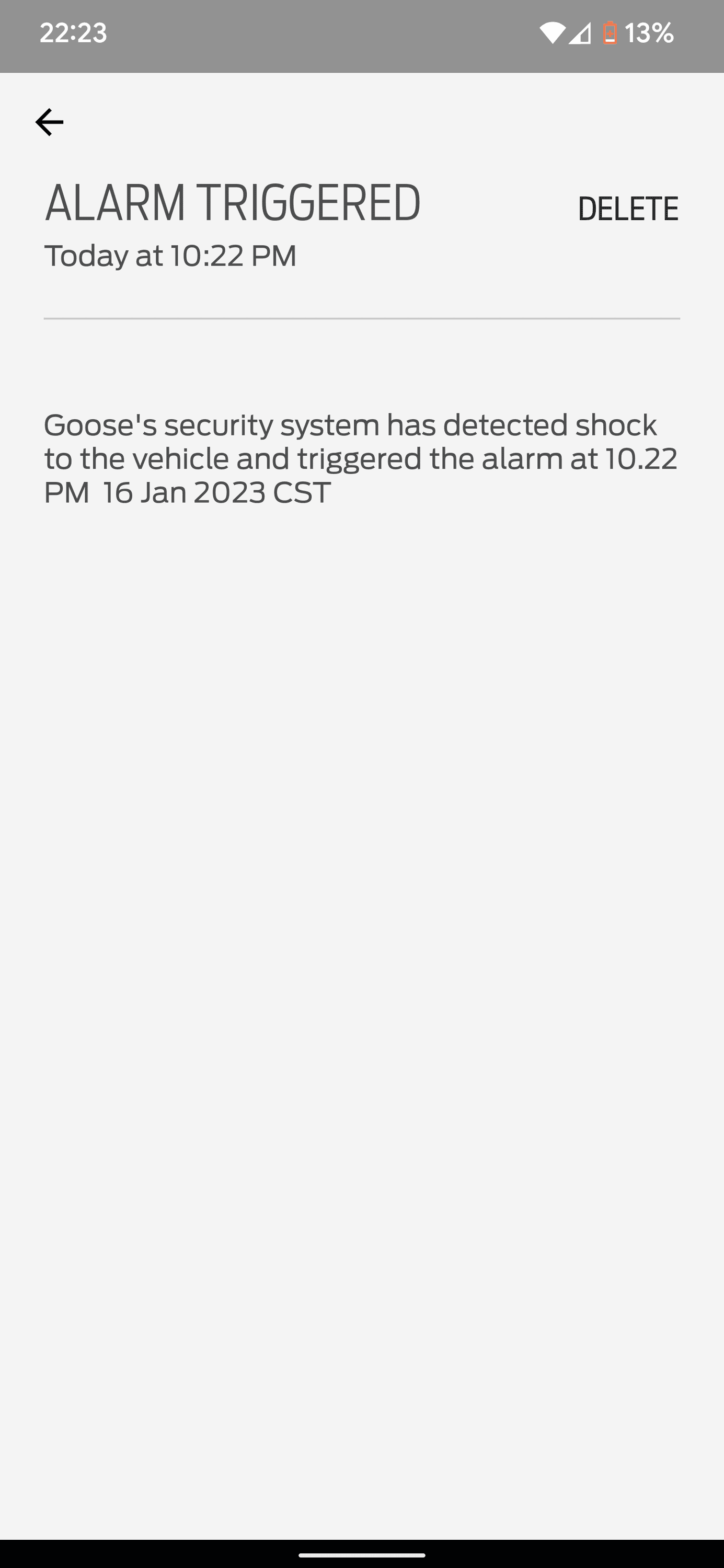 Perimeter alarm | MaverickTruckClub - 2022+ Ford Maverick Pickup Forum ...