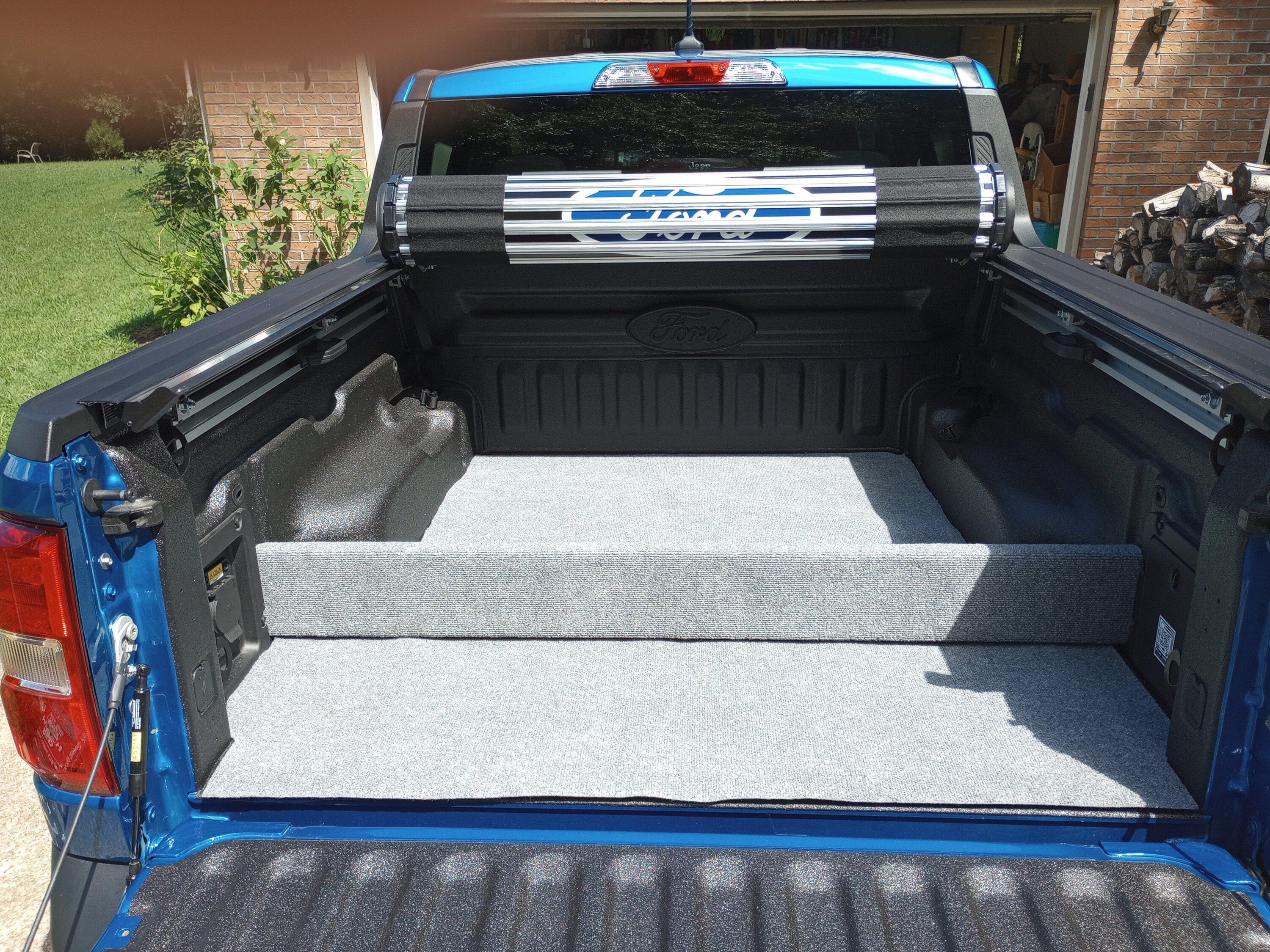 Installed Elevate Racks, Ford Hard Roll-up Tonneau and Boeing airplane ...