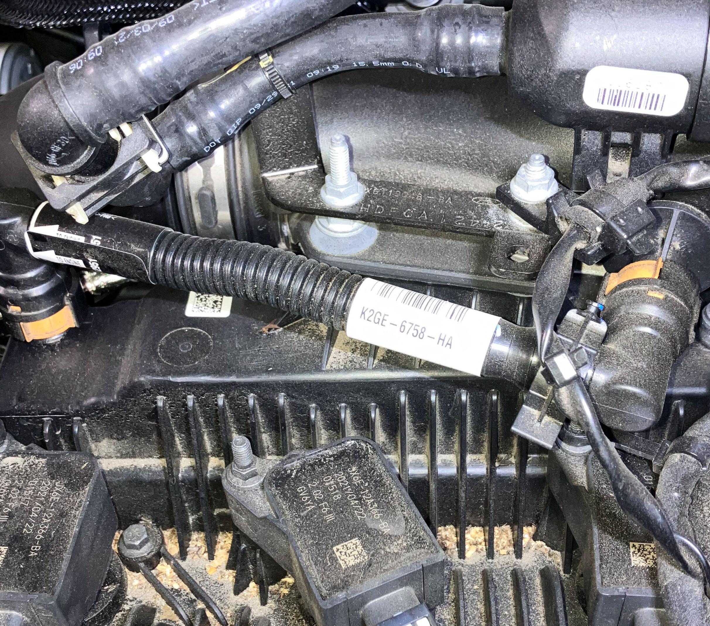 Is this PCV Valve Hose K2GZ-6758-G the same as Maverick K2GE-6758-HA ...