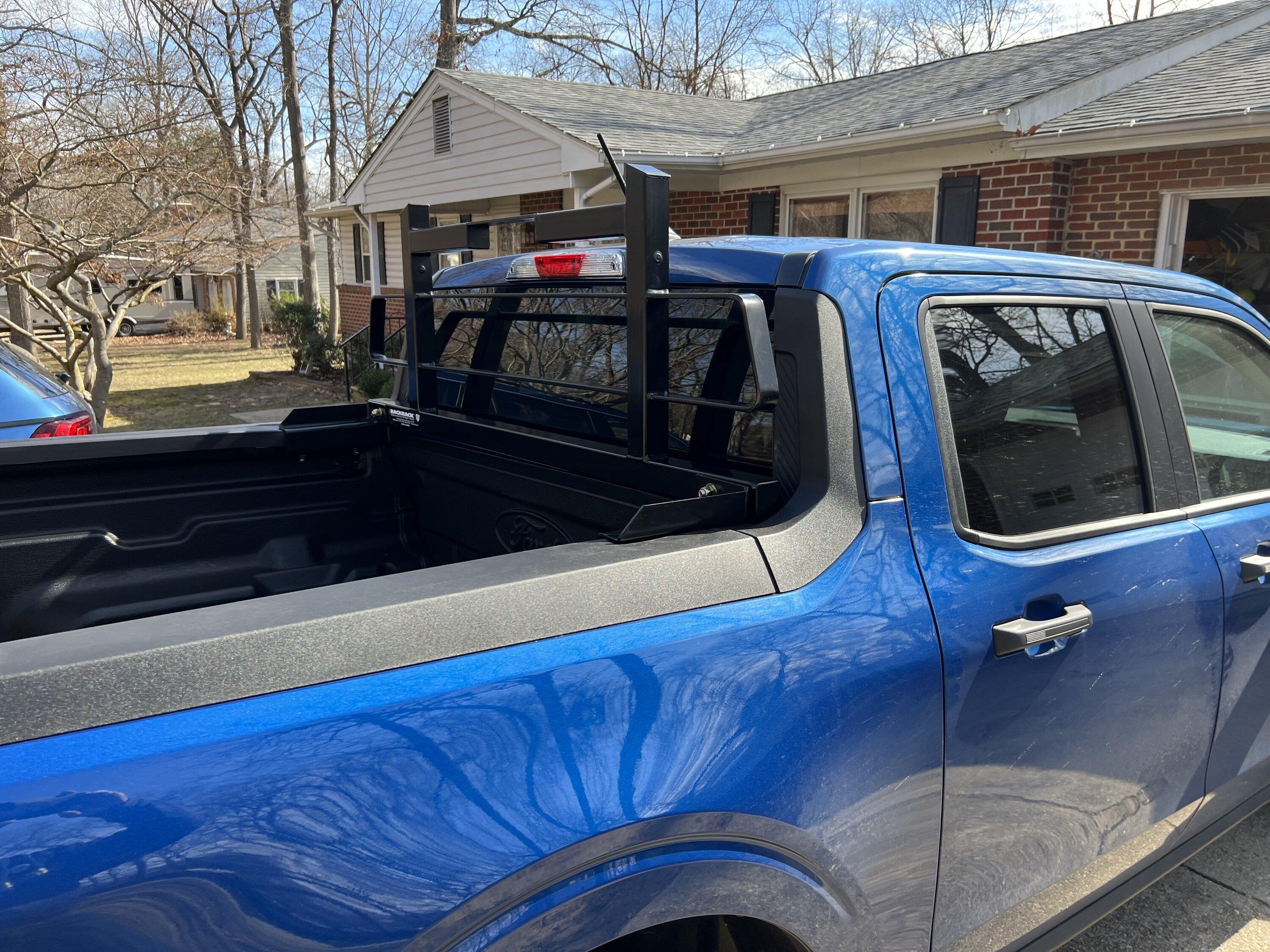 BackRack/Headache rack install pt.2 -MUCH BETTER! | MaverickTruckClub ...