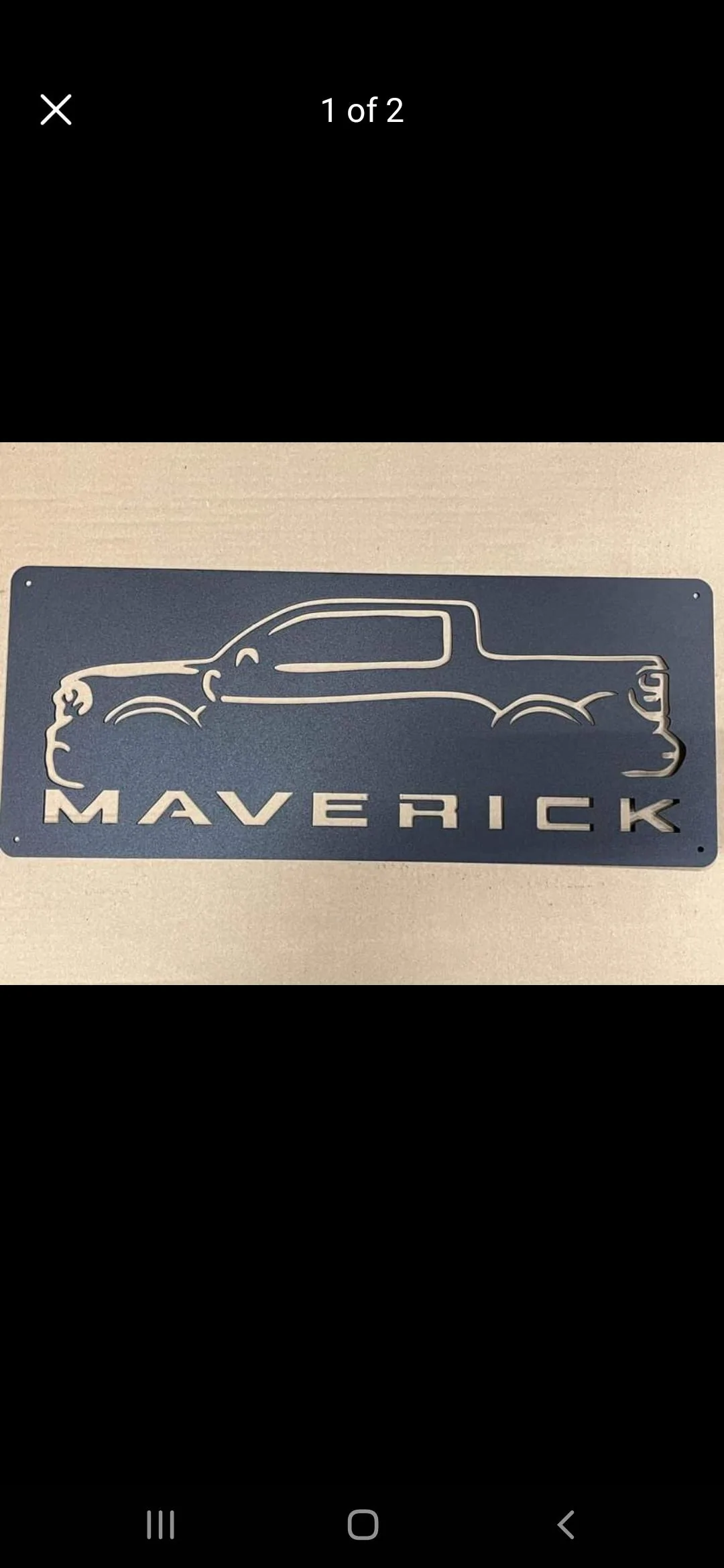 Metal Maverick Signs | MaverickTruckClub - 2022+ Ford Maverick Pickup ...