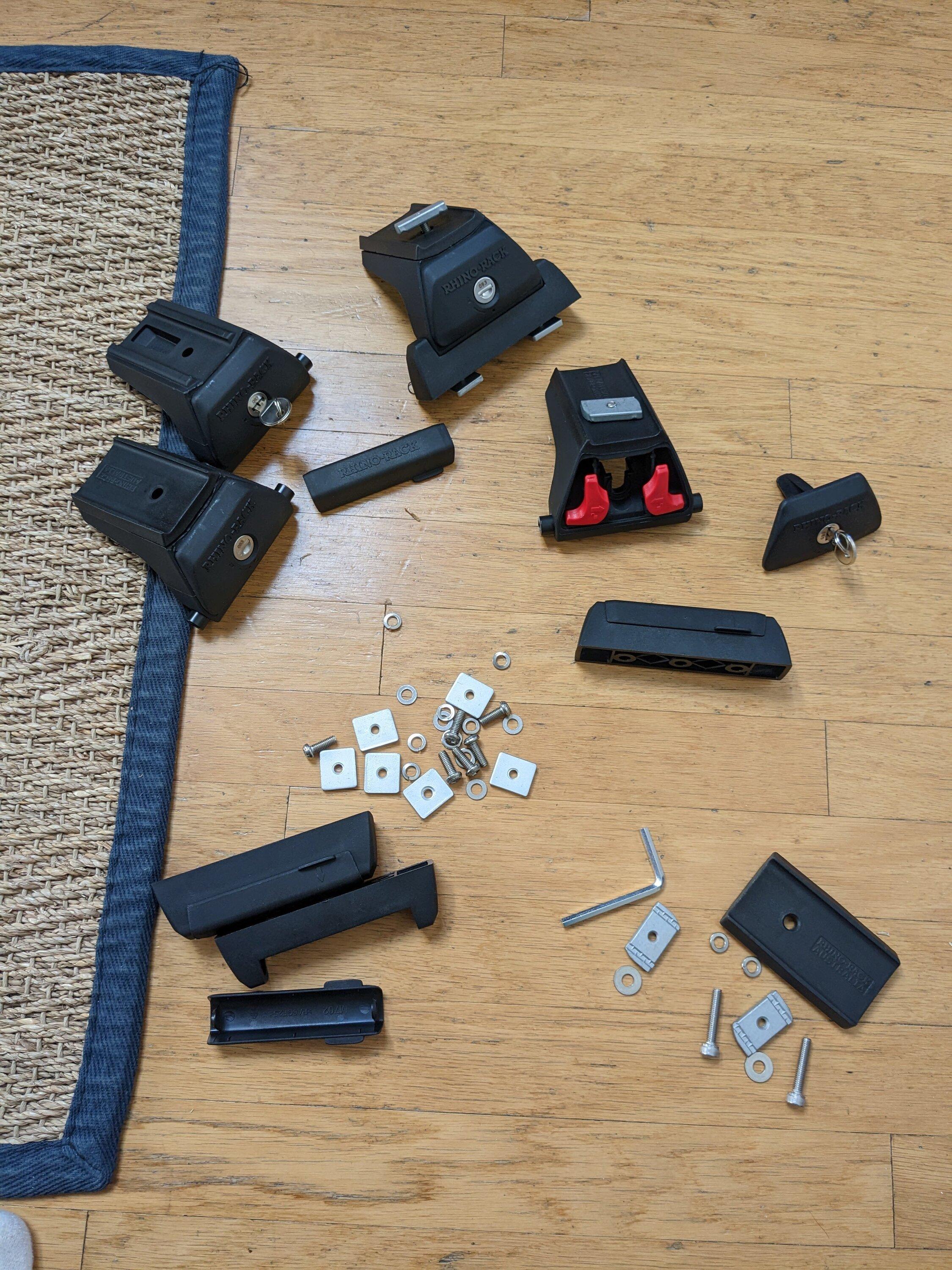 California - TS rail compatible racks - Rhino Rack RLT600 kit | MaverickTruckClub - 2022+ Ford ...