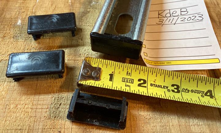 NO LONGER AVAILABLE — FREE Black End Caps for Shallow Unistrut Channel ...