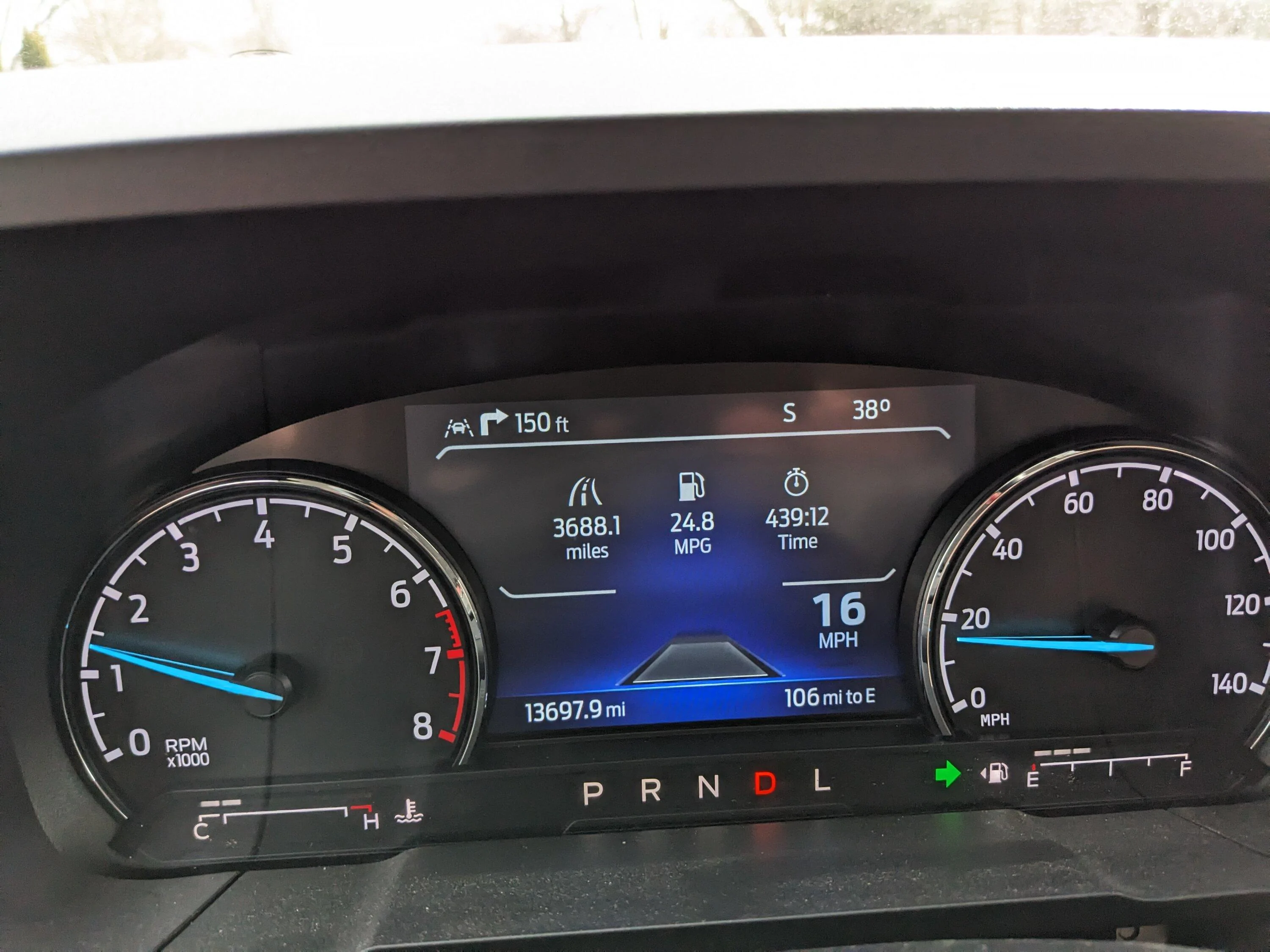 Full Digital Gauge Cluster